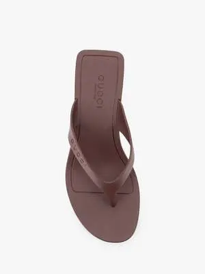 Gucci Vittoria Rubber Flip-flop Sandals