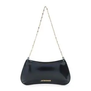 Jacquemus Le Petit Bisou Chaine Handbag - Black