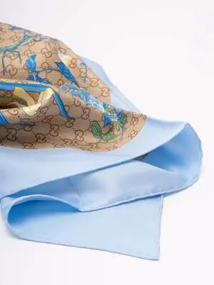 Gucci Flora` Foulard - Multicolor