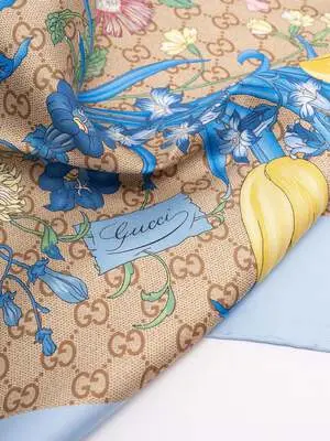 Gucci Flora` Foulard - Multicolor
