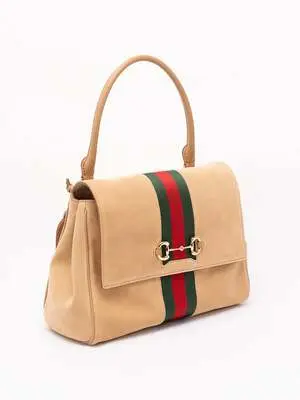 Gucci Horsebit Web` Handbag
