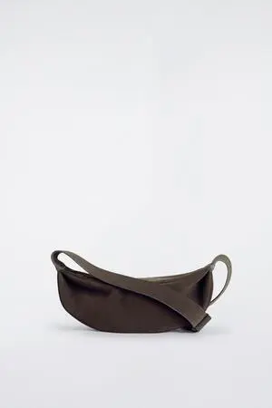 Cos Swing Crossbody Bag Split Suede - Brown