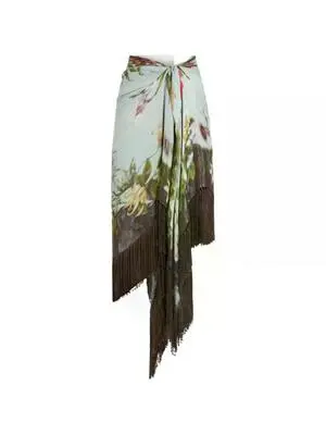 Oscar De La Renta Floral Skirts