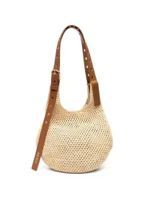 Loewe X Paula's Ibiza Woven Shoulder Bag