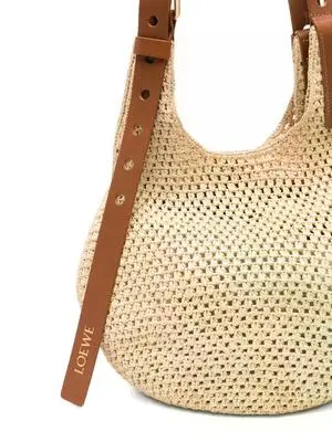 Loewe X Paula's Ibiza Woven Shoulder Bag
