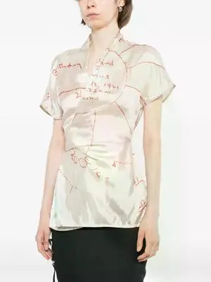 Rick Owens Wrap Blouse