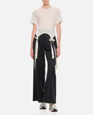 Simone Rocha T-shirt With Bow Detail - Bianco