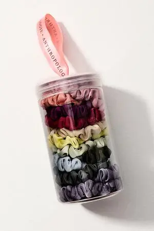 PONY Canister Hair Scrunchies, Set Of 15 - Assorted