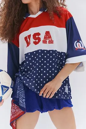 Free People Usa Graphic Jersey With Retro Appeal