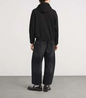 Balenciaga Cotton Graphic Print Hoodie