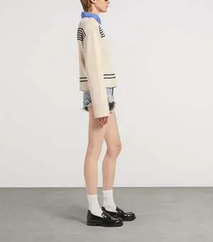 Balenciaga Cotton Striped Sweater
