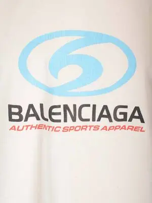 Balenciaga Logo Printed Crewneck T-shirt