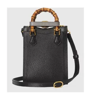 Gucci Bamboo Handle Tote Bag