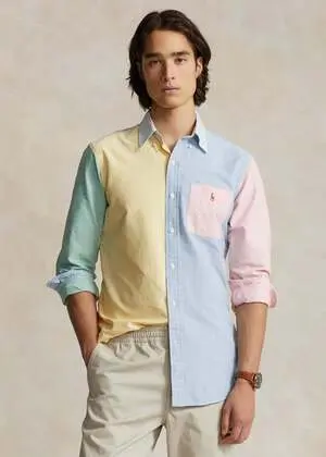 Polo Ralph Lauren Logo Embroidered Colourblock Shirt