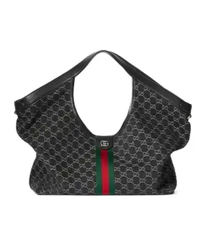 Gucci Giglio Large Tote Bag - Black