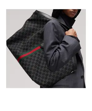 Gucci Giglio Large Tote Bag - Black