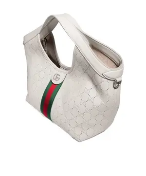 Gucci Giglio Small Tote Bag - White