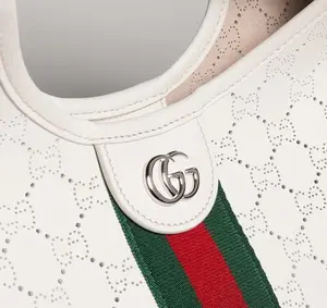 Gucci Giglio Small Tote Bag - White