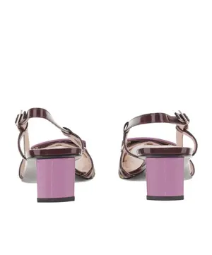 ROGER VIVIER Belle Vivier Slingback Pumps In Leather