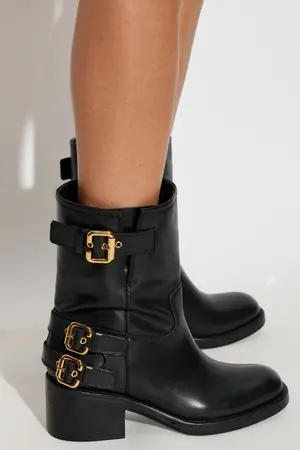 Chloé Dakota Buckled Ankle Boots