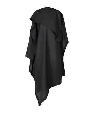 Issey Miyake Asymmetric Draped Dress - Black