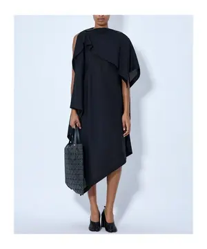 Issey Miyake Asymmetrical Draped Dress