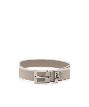 Emporio Armani Adjustable Waist Belt With Square Buckle