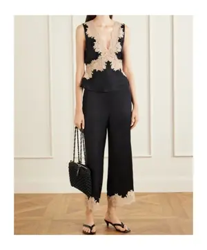 Rixo Lace-trimmed Sleeveless Vest