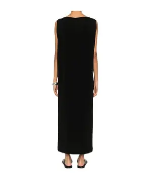 Issey Miyake Sleeveless Boat-neck Midi Dress