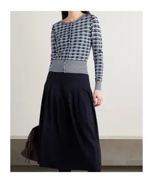Veronica Beard Cambria Cropped Jacquard-knit Cardigan - Gray