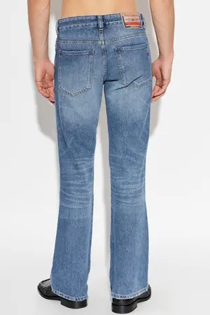 DIESEL® Bootcut Jeans With Distressing And Contrast Stitching