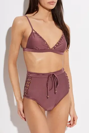 Zimmermann Lace-up Bikini Bottoms
