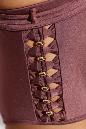 Zimmermann Lace-up Bikini Bottoms