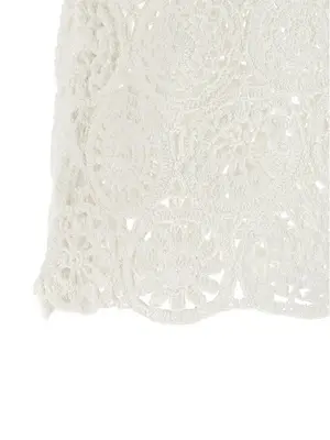 Comme Des Garçons Crochet Short-sleeved Knitwear