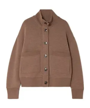 Varley Sabrina Button-fastening Sweatshirt - Brown