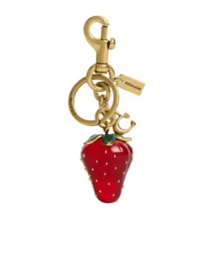 COACH Strawberry Handbag Charm