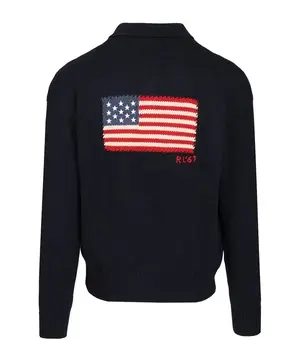Polo Ralph Lauren Sweater With Embroidered Flag Detail