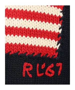 Polo Ralph Lauren Sweater With Embroidered Flag Detail