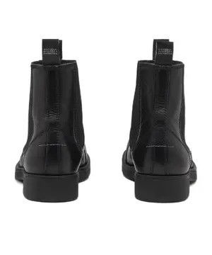 MAISON MARGIELA Calf Leather Chelsea Boots With Biker Sole