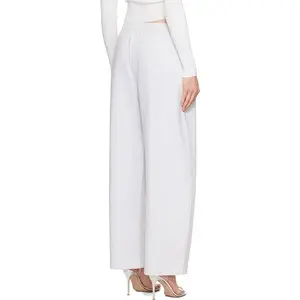 Alexander Wang Relaxed Fit Straight-leg Pants With Crystal Detailing - Light Heather Ash