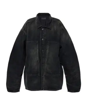 HAIKURE Long Sleeve Button-up Shirt With Chest Pocket