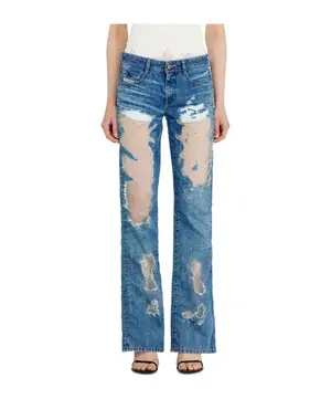 DIESEL® X Tinder 1969 D-ebbey Distressed-effect Jeans