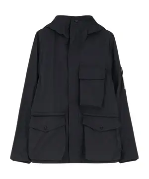 Stone Island Long-sleeved Casual Jacket - Black