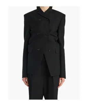 Khaite Rolo Double-breasted Blazer - Black