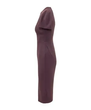 Victoria Beckham Short-sleeved Crewneck Dress