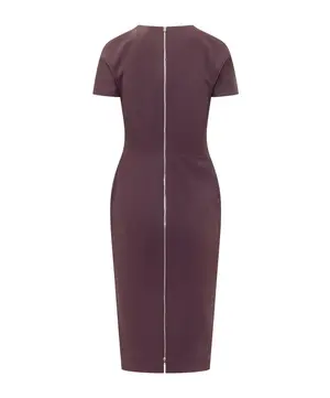 Victoria Beckham Short-sleeved Crewneck Dress