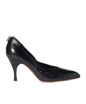 Miu Miu Ayers Leather Pumps - Black