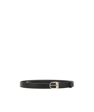 Victoria Beckham Dorian Slim Belt - Black