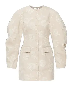 ROTATE BY BIRGER CHRISTENSEN Jacquard Tailored Mini Dress