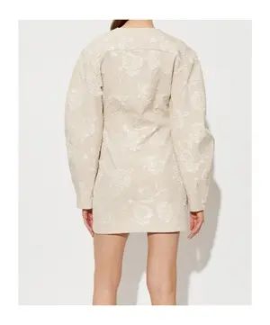 ROTATE BY BIRGER CHRISTENSEN Jacquard Tailored Mini Dress